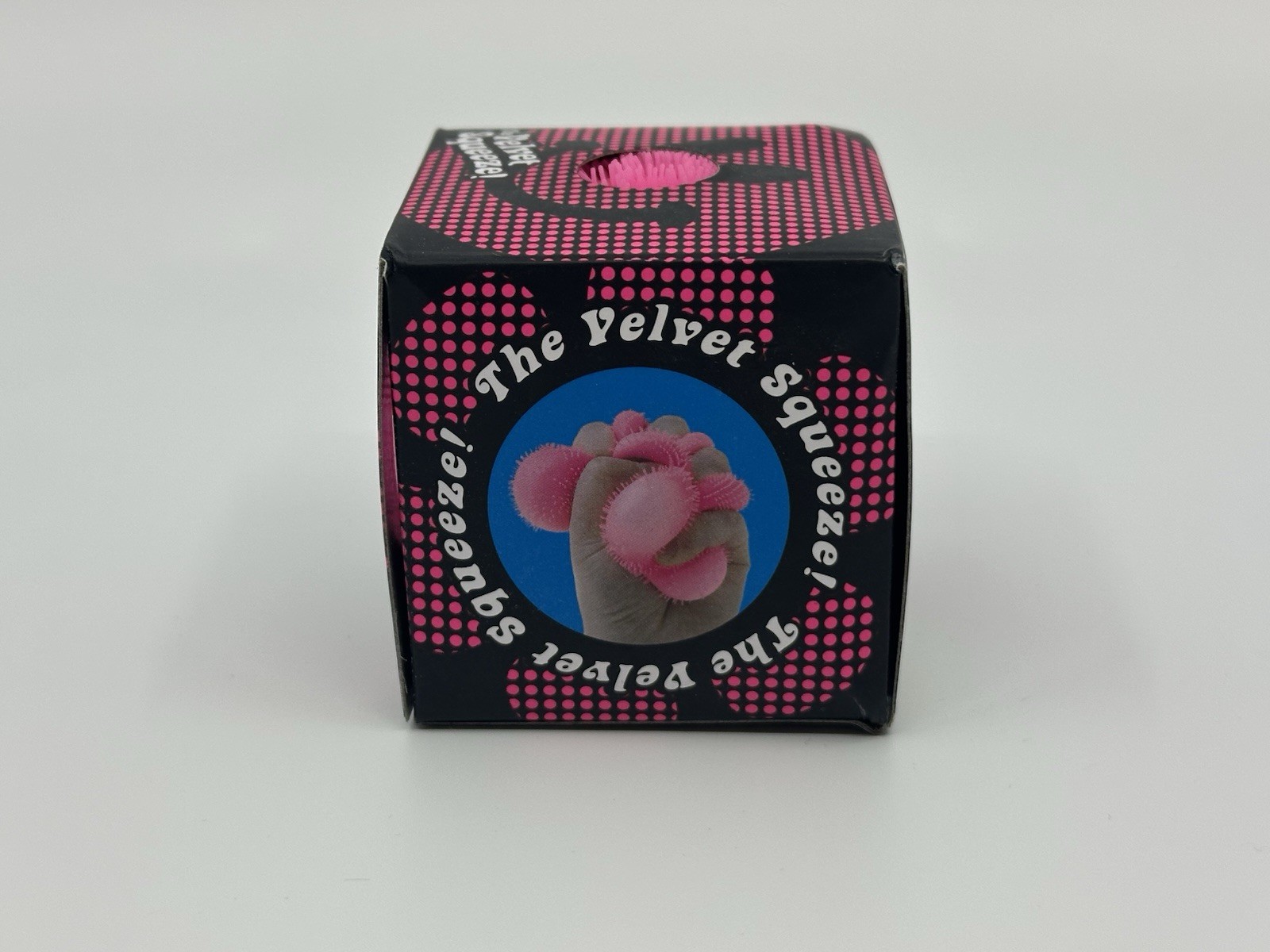 Pink Needoh FUZZ BALL Flower Power Nee Doh Squishy NEE-DOH