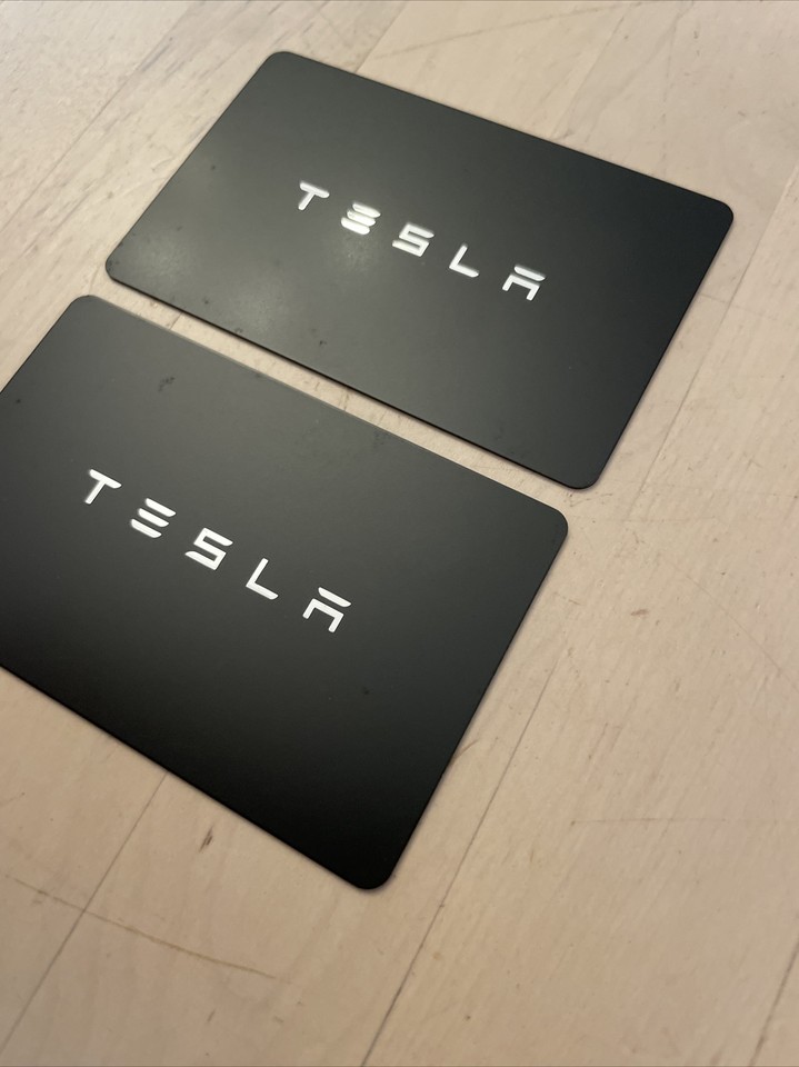 SET OF 2 Genuine OEM TESLA SMART KEY CARD Model S 3 X Y | eBay