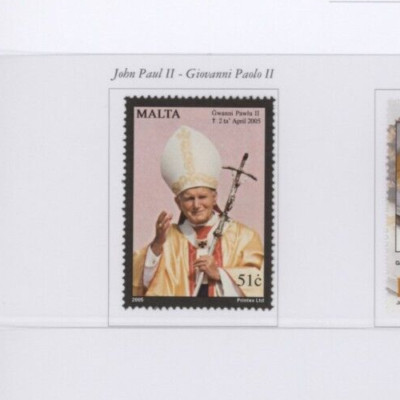 S46484 Malta MNH 2005 Death Of Pope John Paul II 1v | eBay