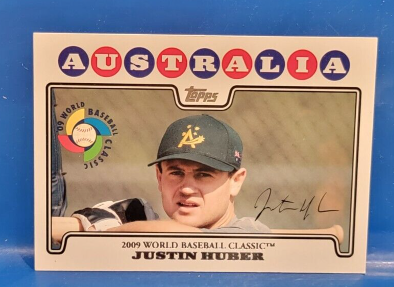 Justin Huber, OF - Topps - Australia - World Baseball Classics, 2008 ...