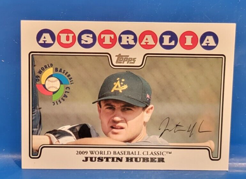 Justin Huber, OF - Topps - Australia - World Baseball Classics, 2008 ...