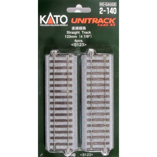 (H0) Kato Unitrack 2-140 Rail droit 123 mm 4 pc(s) 4949727510705 | eBay