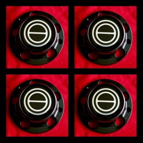 1980-1996 Ford F150 Bronco Van Black Center Caps Hub with Bolts FOR ...