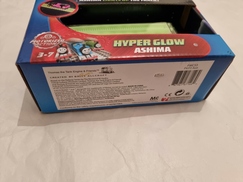 Thomas The Tank & Friends HYPER GLOW ASHIMA REVOLUTION Trackmaster ...