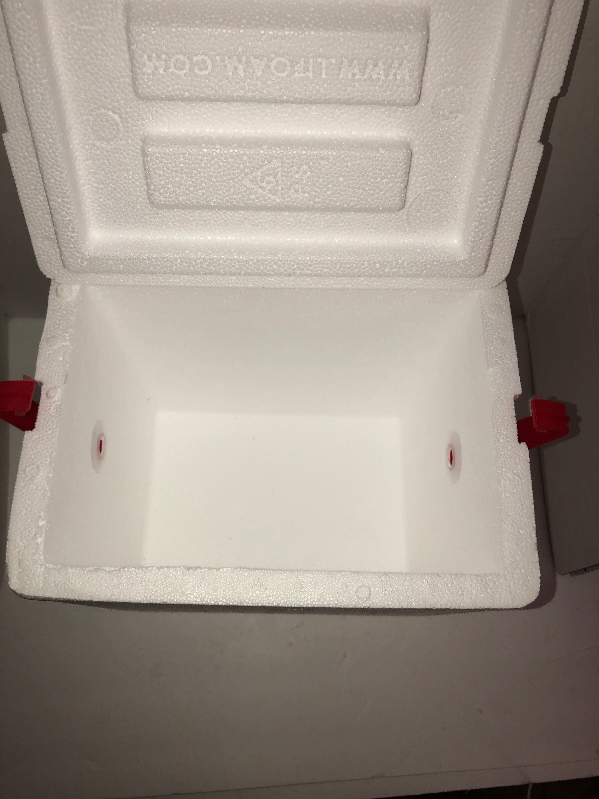 Fishing Insulated Styrofoam Bait Bucket,12 Quart Size:10 1/2” X 11” X8 ...