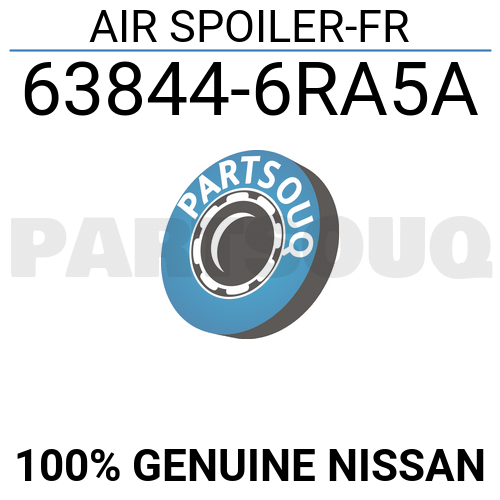 638446RA5A Genuine Nissan AIR SPOILER-FR 63844-6RA5A | eBay