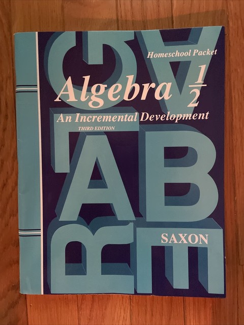 Saxon Algebra 1/2 Ser.: Algebra 1-2 by Inc. Staff Saxon Publishers ...