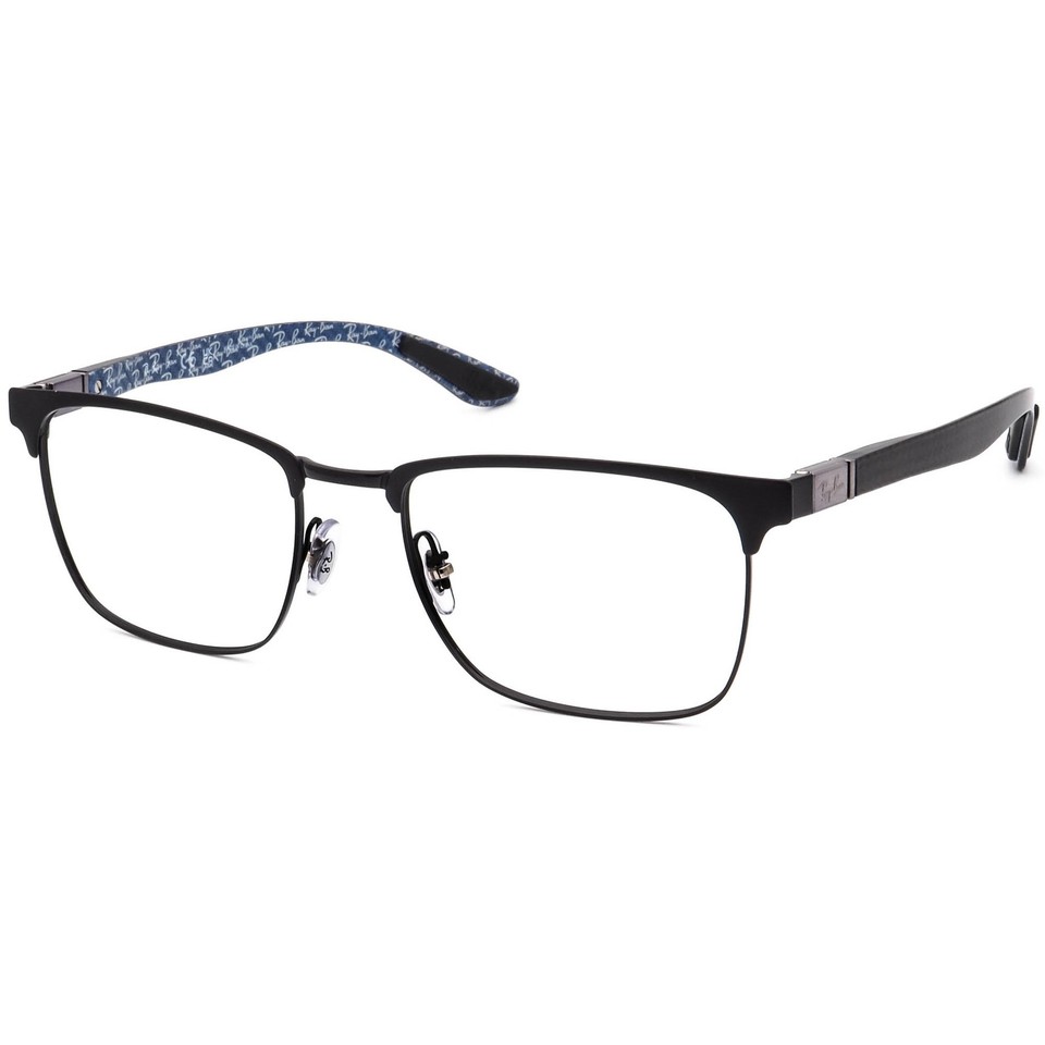 Ray-Ban Eyeglasses RB 8421 2904 Carbonfiber Black Square Frame 54[]19 ...
