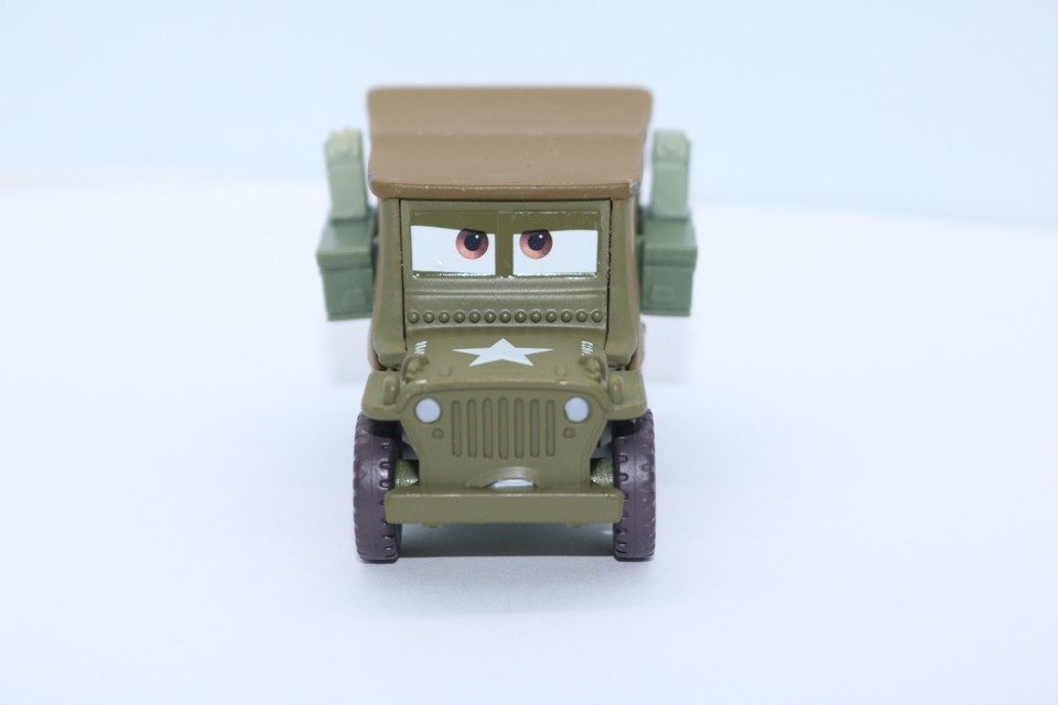 Disney Pixar Cars "Sarge" Army Jeep diecast toy excellent | eBay