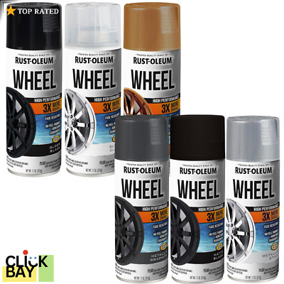 Rust-Oleum 368076 Automotive High Performance Wheel Spray Paint, 11 oz ...