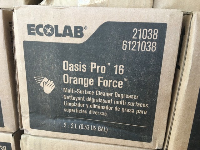 ECOLAB 67 Oz. Oasis Pro 16 Orange Force Multi-Surface Cleaner Degreaser ...