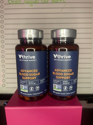 The Vitamin Shoppe Vthrive Advanced Blood Sugar Support 60 Twin Pack ...