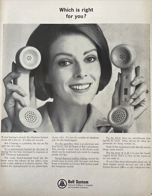 1966, vintage bell telephone system print ad. Which Is Right For You ...