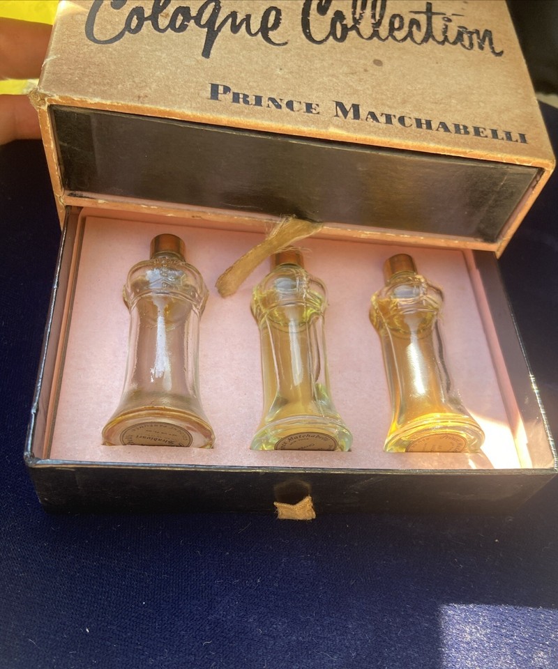 VTG Antique Prince Matchabelli Perfume Box Set Of 6,Stradivari Ave ...