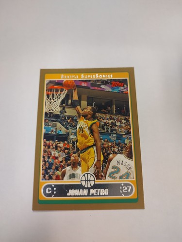 2006-07 Topps Gold Johan Petro #76 /500 (PWE) | eBay