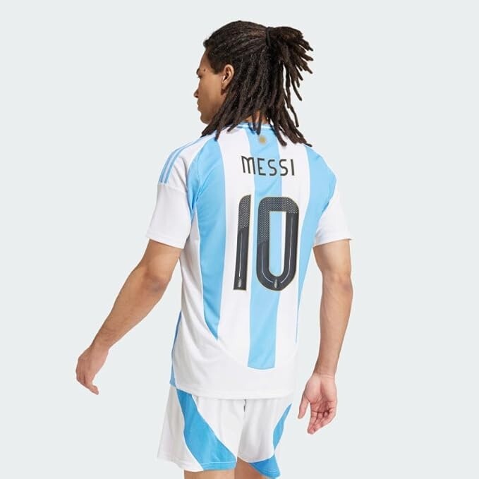 Lionel Messi AUTHENTIC 100% NEW ADIDAS ARGENTINA WORLD CUP WINNERS HOME ...