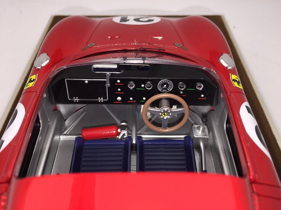 VERY RARE 1/18 1963 FERRARI 250 P SPYDER TECNOMODEL LE MANS 24 HOURS ...