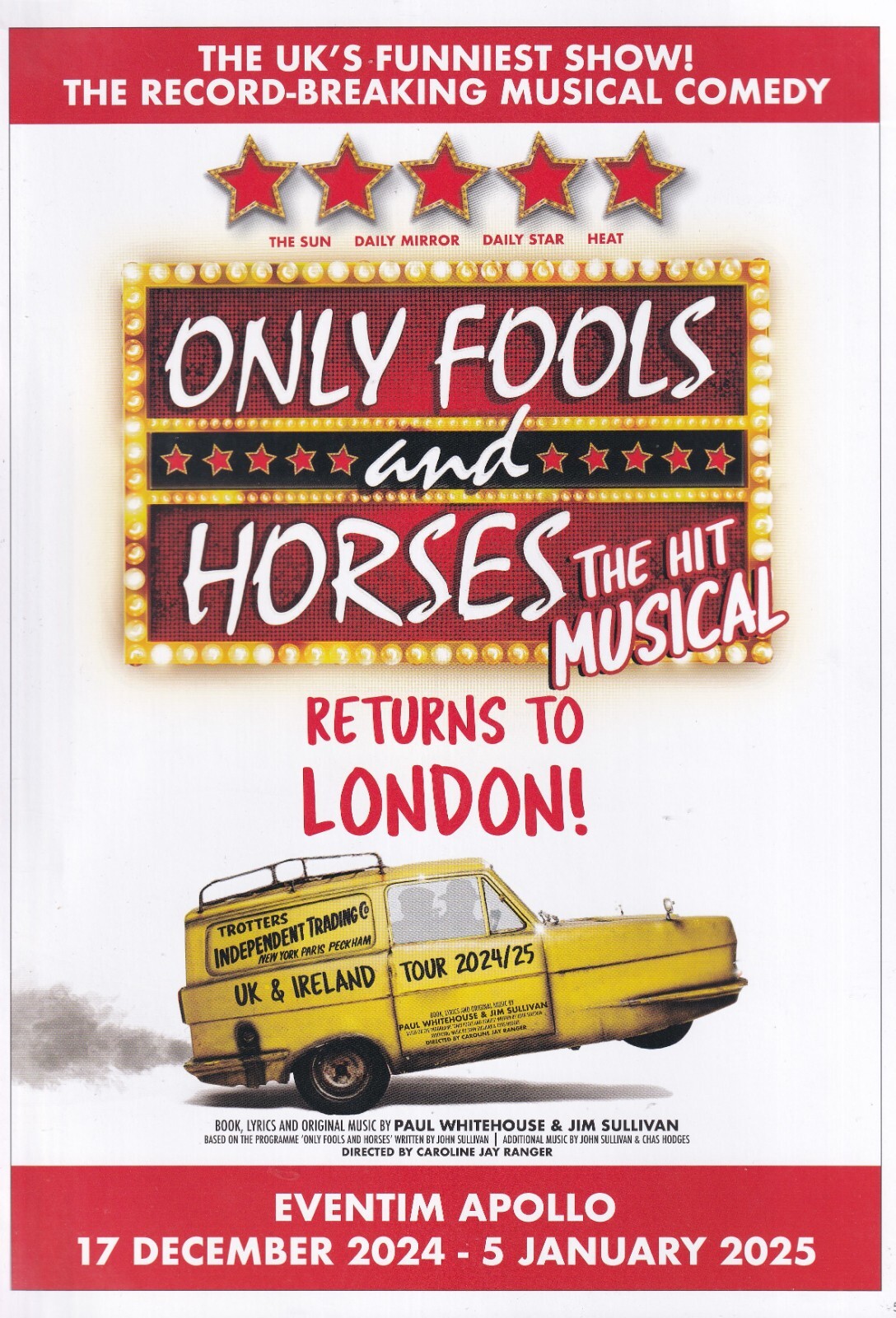 Only Fools And Horses (The Musical) - Mini Poster/Magazine Clipping ...