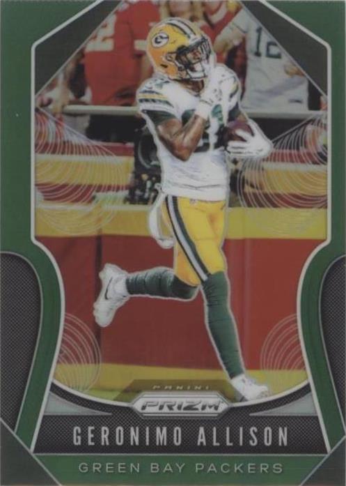 2019 Panini Prizm - Geronimo Allison #116 Green Prizm for sale online ...