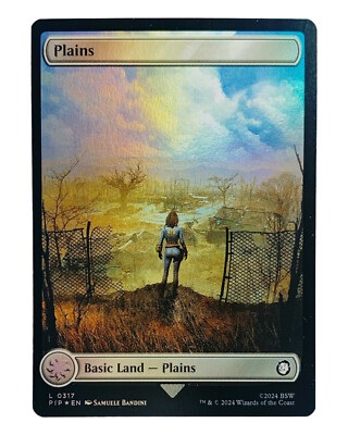 MTG | Plains (V.1) | Fallout | Basic Land | Foil | NM | EN | eBay