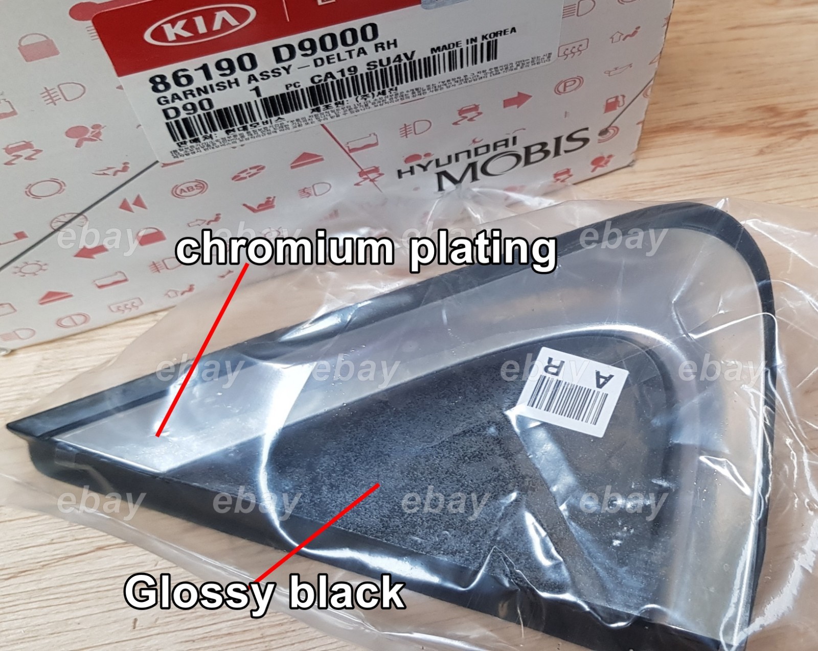 OEM A-pillar Delta L Garnish ASSY LH Left Kia Sportage 2016-2021 ...