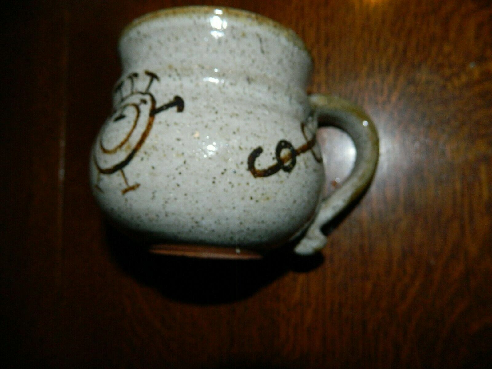 *HANDMADE POTTERY WESTERN TEA CUP SIGNATURE "V S" | eBay