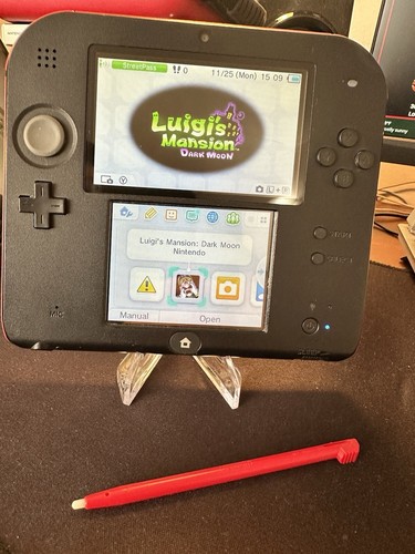 Nintendo 2DS Handheld Game Console Black Red | eBay