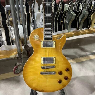 Electric Guitar Lemon Burst Color One Piece Body &Neck Antiquewhite ...