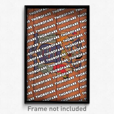 Thorofare New Jersey Poster (NJ City Souvenir 11x17 Town Print) | eBay