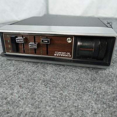 Vintage Motorola Concept 90 8 Track Player Car Auto W/ Mount Base Wires ...