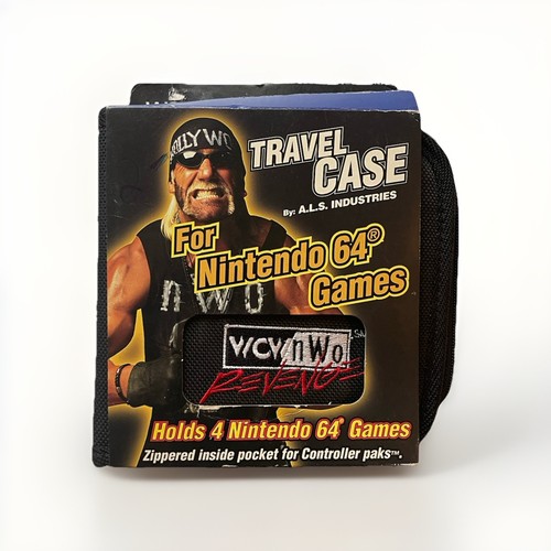 Nintendo 64 N64 Carry Case Authentic WCW NWO REVENGE Hulk Hogan Rare! 🔥 ...