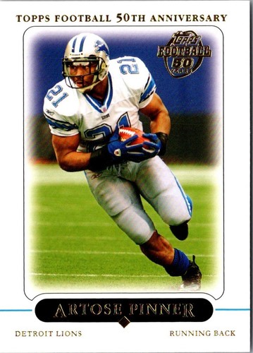 2005 Topps Artose Pinner #41 Detroit Lions Football Card | eBay