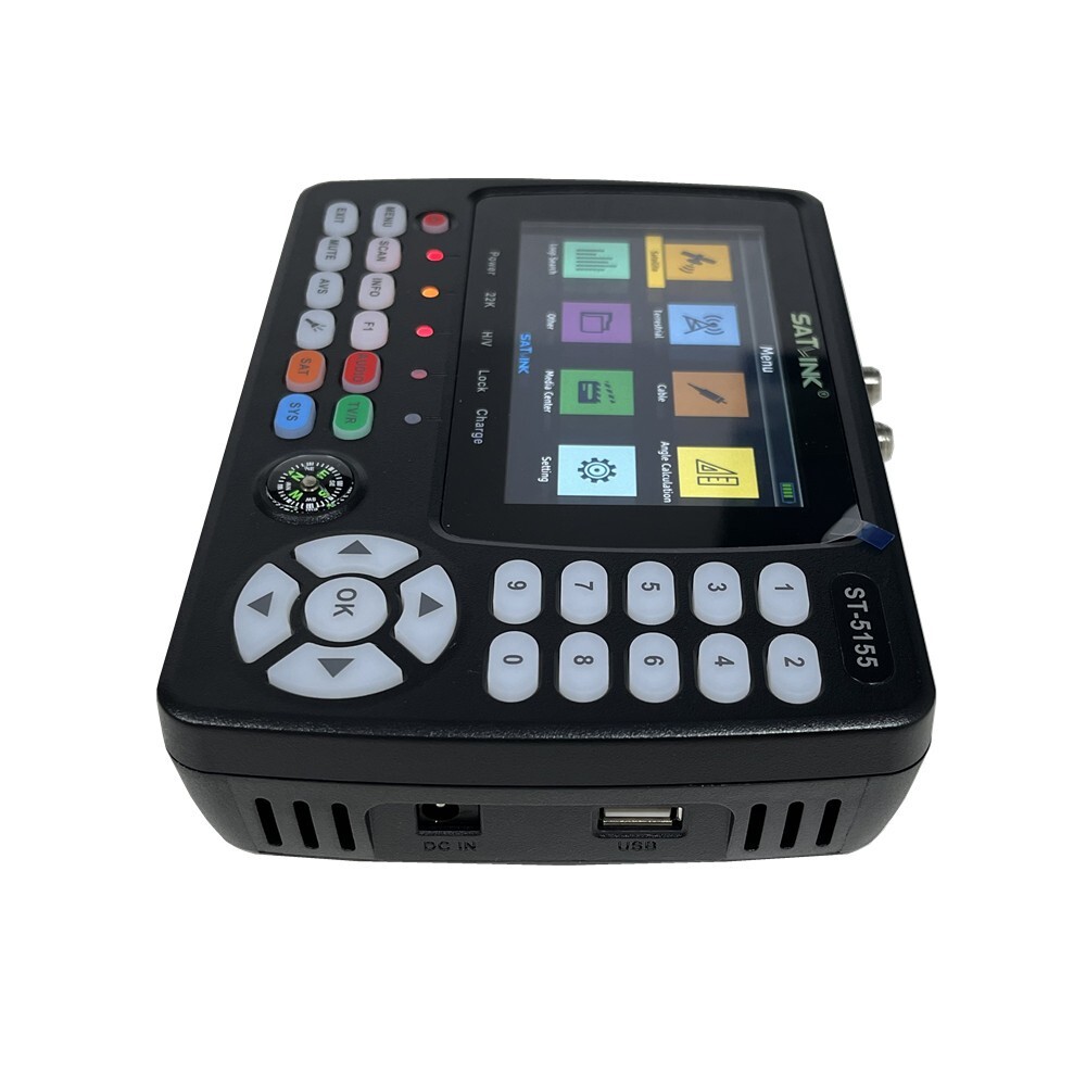 SATLINK ST-5155 Satellite TV Receiver DVB-S/S2/T/T2/C Combo Meter HD H ...