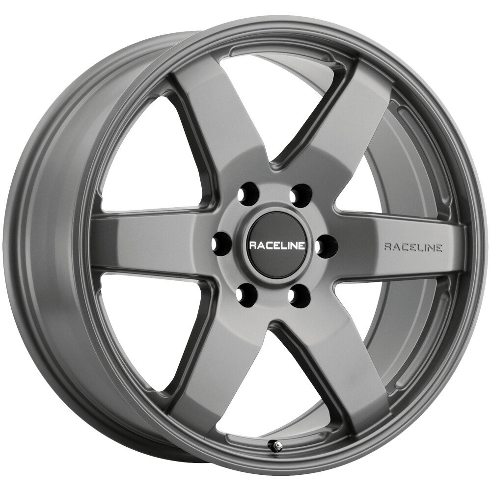 (Set of 4) Raceline 942GS Addict 16x8 5x4.5" +0mm Gunmetal Wheels Rims ...