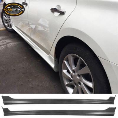 Fits 13-19 Nissan Sentra OE Style Side Skirts Rocker Panel Extension ...