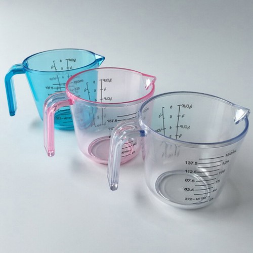 150ml plastic clear measuring cup handle liquid pour spout home kitchen ...