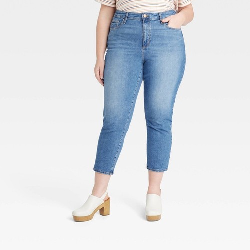 Women's High-Rise Slim Straight Jeans - Universal Thread Medium Wash ...