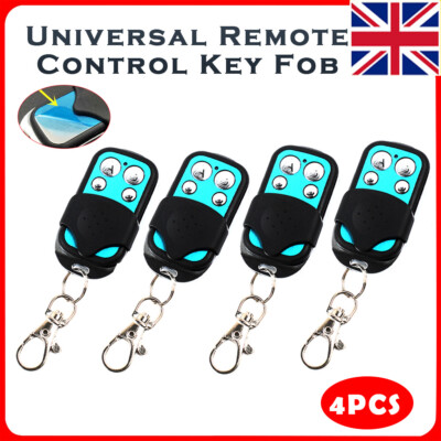 4 X Electric Cloning Remote Control Key Fob 433MHz For Gate Garage Door ...