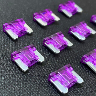 100x 3AMP Micro Mini Car Fuse Blade Truck Auto 3A Automotive Low ...