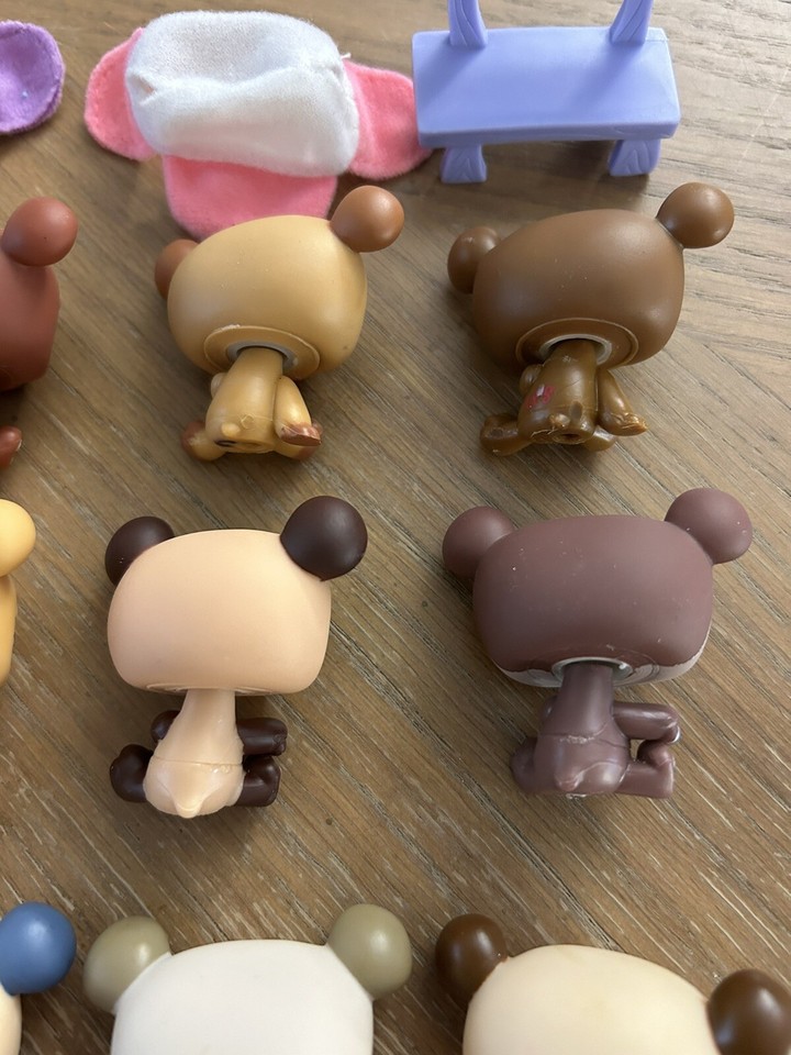 Littlest Pet Shop LPS Authentic Panda Bear Lot #395 #671 #814 #1001 ...