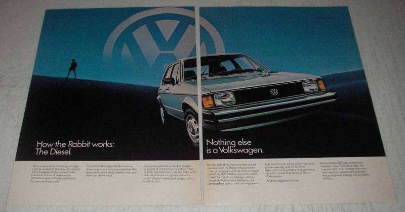 1982 Volkswagen Rabbit Ad - How the Rabbit Works | eBay
