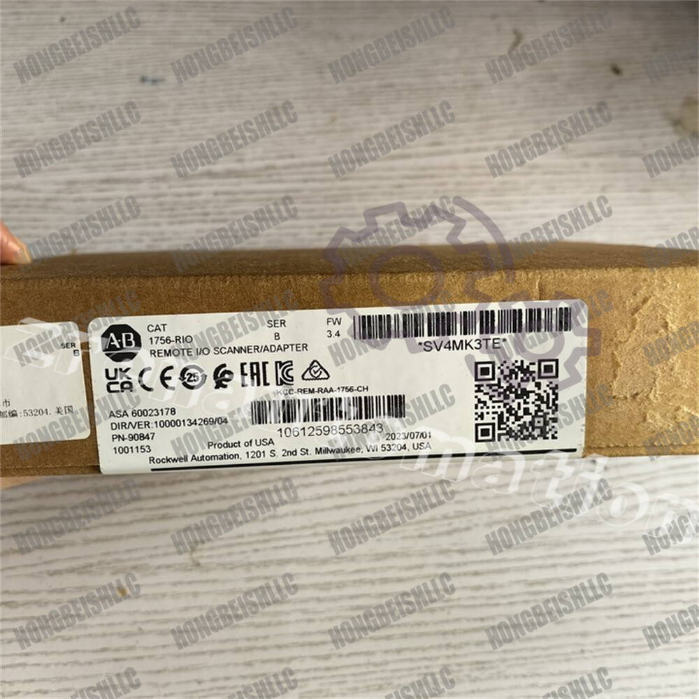 AB 1756-RIO ControlLogix Remote I/O Communication Factory Sealed Spot ...