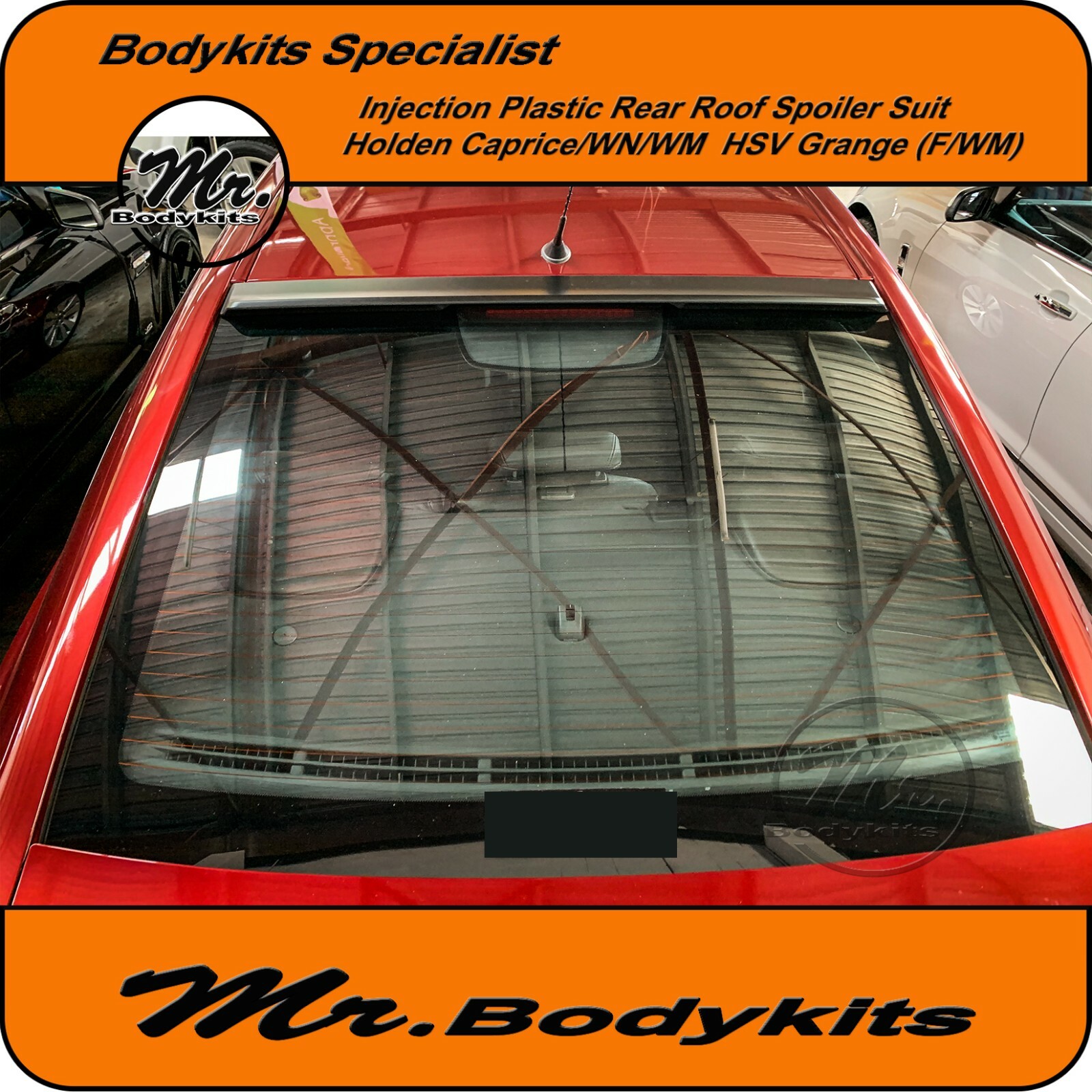 MR REAR WINDOW ROOF SPOILER WING FOR Gen-F CAPRICE/ HSV GRANGE/R8/GTS ...