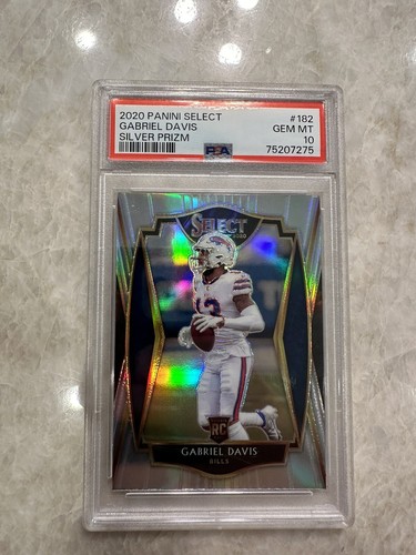 2020 Panini Select Silver Prizm #182 Gabriel Gabe Davis RC Buffalo ...