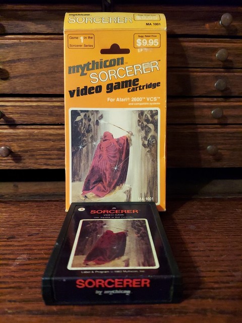 Atari 2600 SORCERER 1983 by mythicon video game #1 in Series VCS MA ...