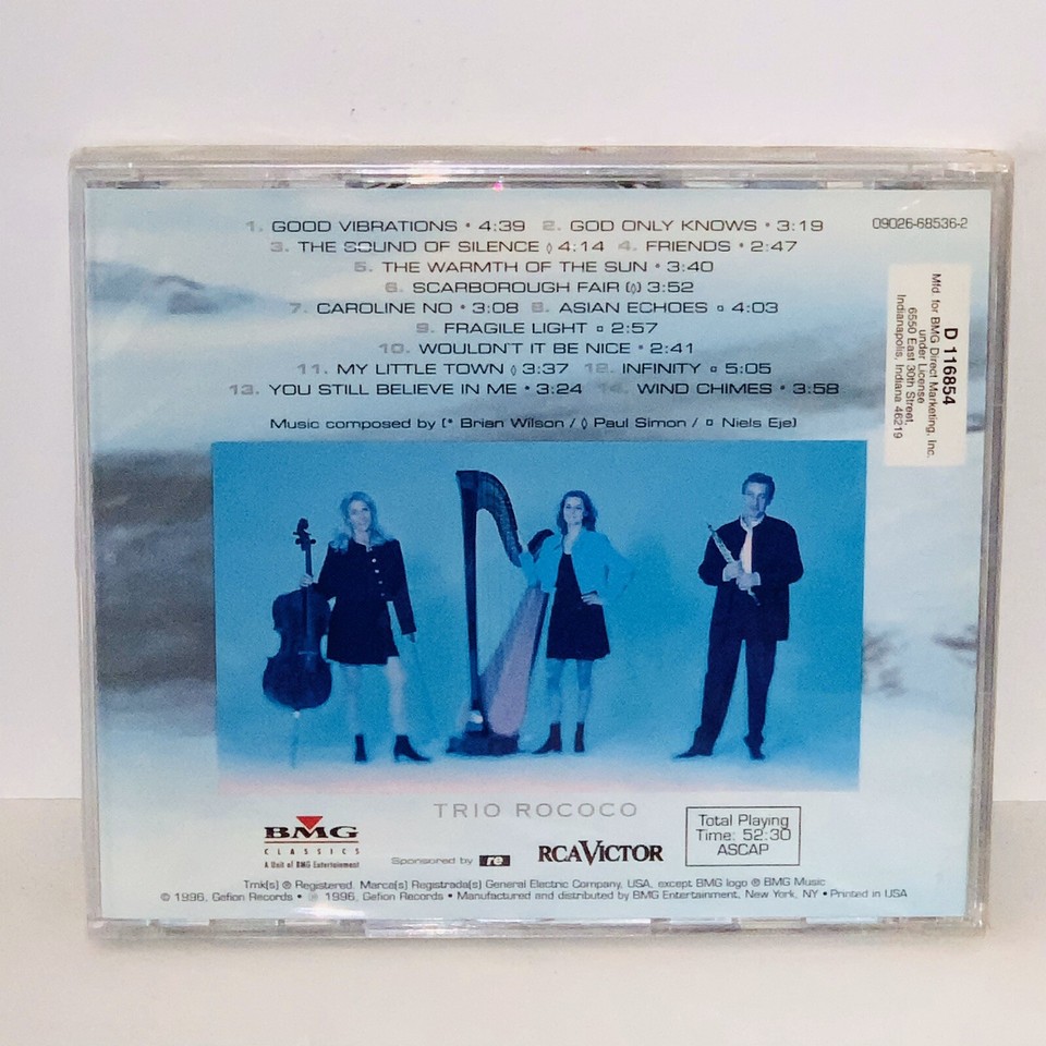 New & Factory Sealed Trio Rococo CD feat. Brian Wilson, Paul Simon ...