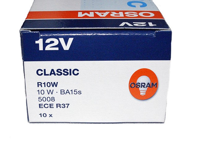 OSRAM Original Line 5008 R10w 12v Signallampe 10 Pc. for sale online | eBay