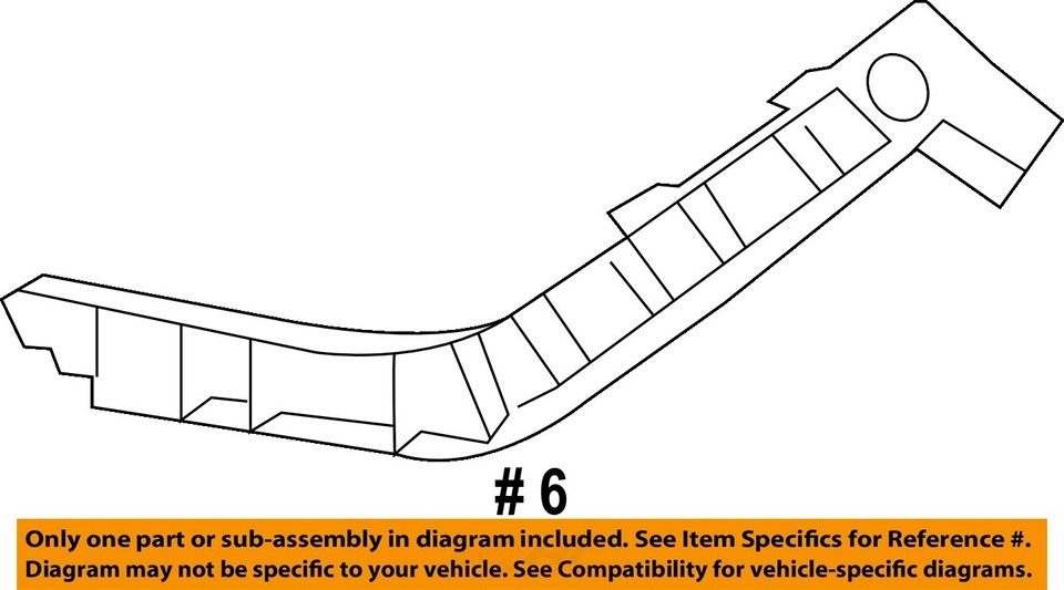 GM OEM 10-13 LaCrosse Rear Bumper Bumper Components-Outer Bracket ...