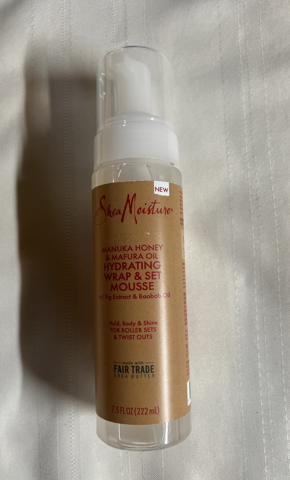 Shea Moisture Hydrating Wrap & Set Mousse 7.5 Fl Oz Manuka Honey NEW ...