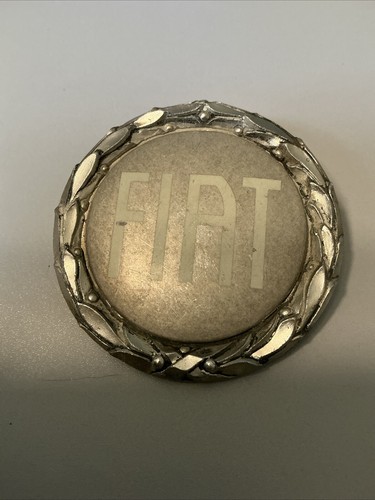 VINTAGE FIAT HOOD / BOOT WREATH EMBLEM OEM BIN GR21 OS3 | eBay